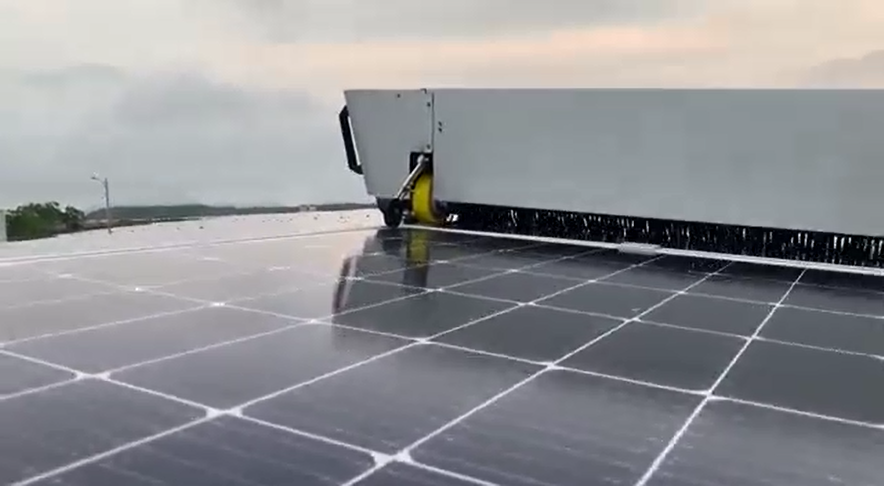 Photovoltaic panel cleaning robot - Commercial Steam Cleaners,Best ...